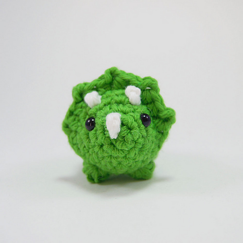 Ravelry: Mini Triceratops Amigurumi pattern by LouiesLoops