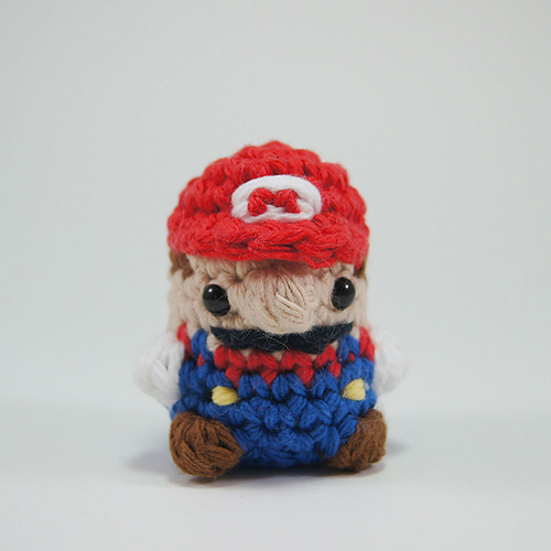 Ravelry: Super Mario Amigurumi Finger Puppet pattern by LouiesLoops