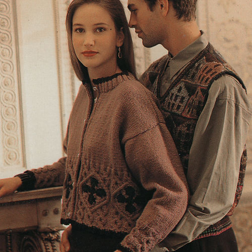 Ravelry: Cropped Cable Sweater and Cardigan pattern by Louisa Harding
