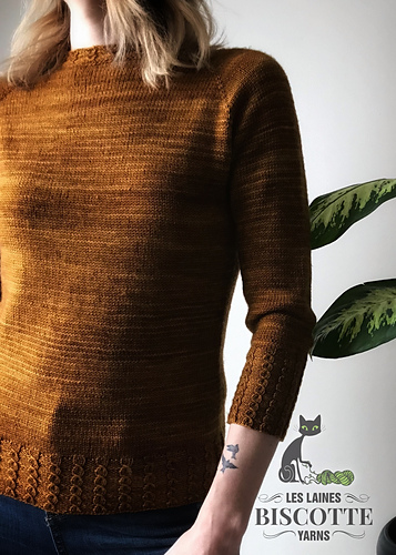 Ravelry: Little Cable Raglan pattern by Andrea Yetman