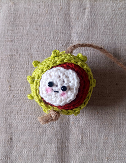 Ravelry: Conker Amigurumi Decoration pattern by Lou Hart