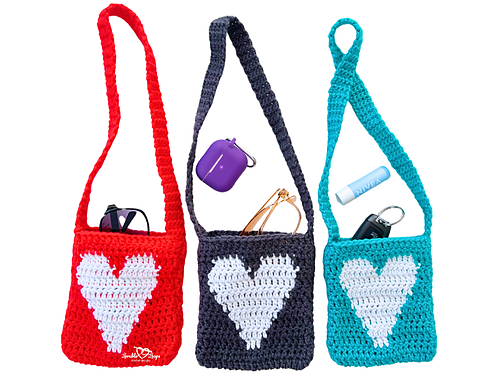 Ravelry: Small heart purse pattern by Melissa Hassler
