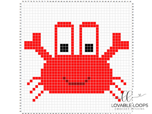 Ravelry: Crab Graph pattern by Melissa Hassler
