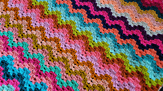 Ravelry: Electric Love Afghan pattern by Crochet Me Lovely