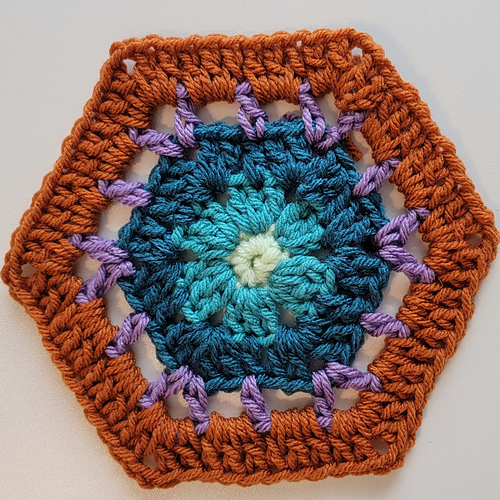 Ravelry: Candy Floss Hexagon pattern by Crochet Me Lovely