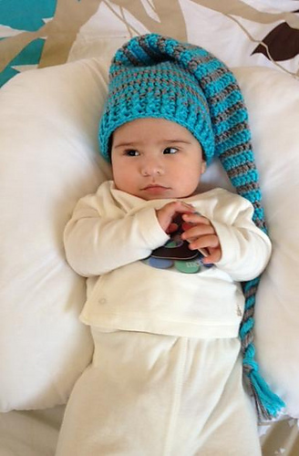 Ravelry: Funky Striped Stocking Cap Crochet Pattern pattern by The ...