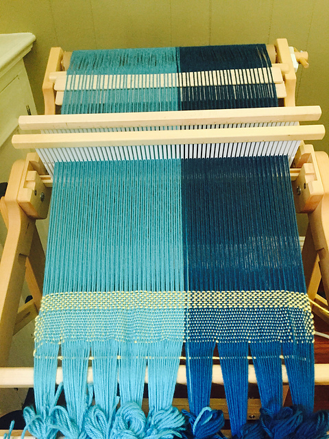 Ravelry: LSGcrafts' Double Weave Rug on Rigid Heddle Loom