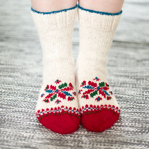 Ravelry: Baltic Star Sock pattern by Lucinda Guy