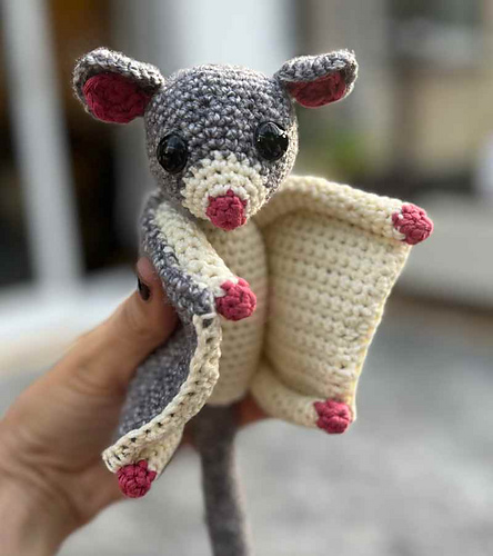 Ravelry: Crochet Sugar Glider pattern by Lucy Kate