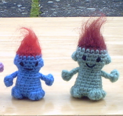 Ravelry: Mini Fuzzy-haired Troll amigurumi pattern by Lucy Collin