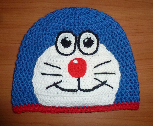 Ravelry: LuisaBaccellieri's Doraemon hat