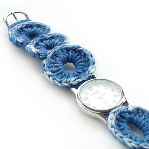 Ravelry: Denim watch straps pattern by Luise Roberts
