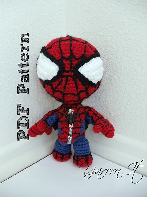 Ravelry: Spiderman Sackboy Amigururumi pattern by Luciana Caro