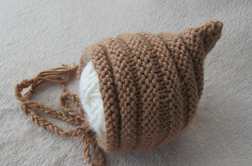 Ravelry: Ridges Pixie Bonnet pattern by LULLABYE DESIGNS