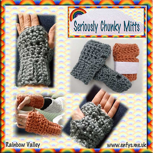 Ravelry: Seriously Chunky Mitts pattern by Faye Lamb