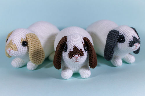 Ravelry: Mini Lop rabbit pattern by Kati Galusz