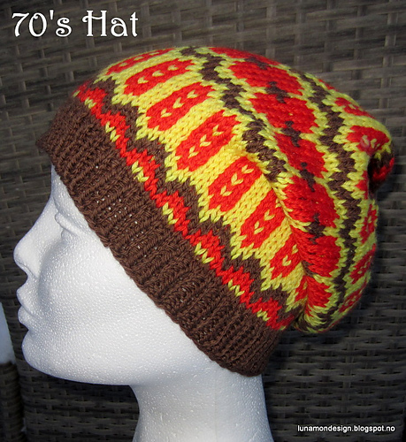 Ravelry: 70's Hat pattern by Lunamon Design