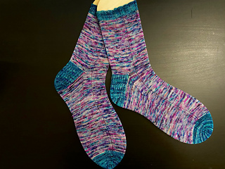 Ravelry: Lunareye's Blue Raspberry Socks