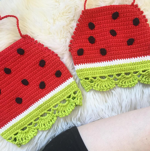 Ravelry: Watermelon Halter Top pattern by Lori Carson