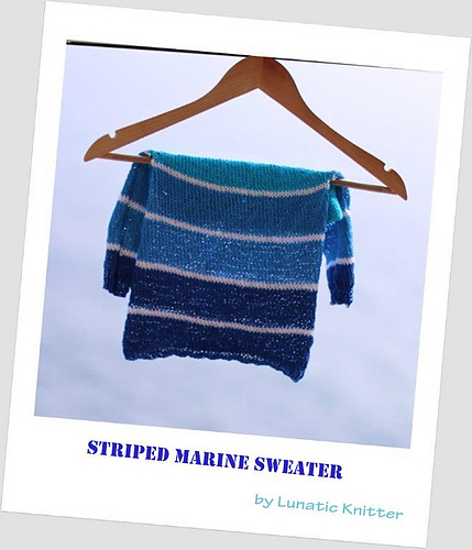Ravelry: Striped Marine Sweater pattern by Lunatic Knitter