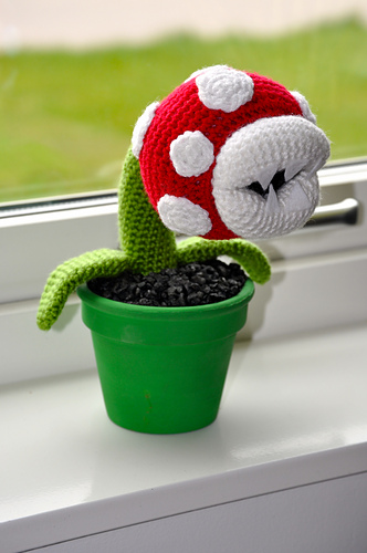 Ravelry: Mario Bros. Piranha Plant pattern by Janet Carrillo