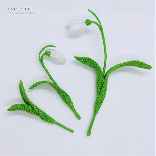 Ravelry: Snowdrop Flower pattern by Lychette Crochet Nature