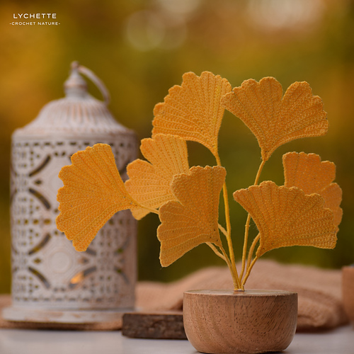 Ravelry: Ginkgo Biloba Leaves pattern by Lychette Crochet Nature