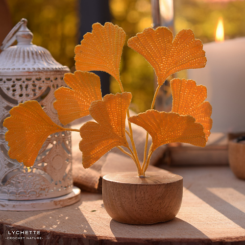 Ravelry: Ginkgo Biloba Leaves pattern by Lychette Crochet Nature