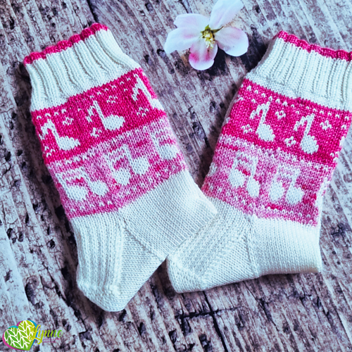 Ravelry: Step To The Beat Socks pattern by Lynne Adriaanse