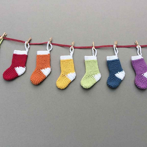 Ravelry: Mini Stash Yarn Stocking pattern by Knit Crochet Create