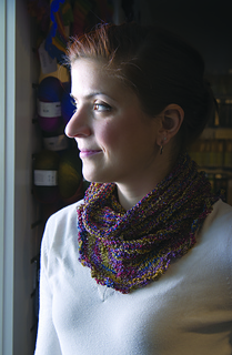 Ravelry: Starburst Rayon Boucle Cowl pattern by Margaret Maney