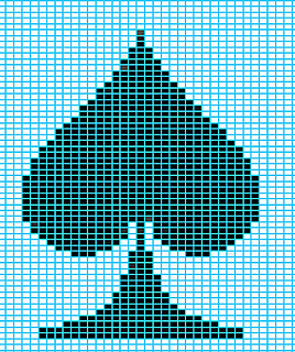 Ravelry: Card Suits - Spades pattern by Elizabeth Thomas