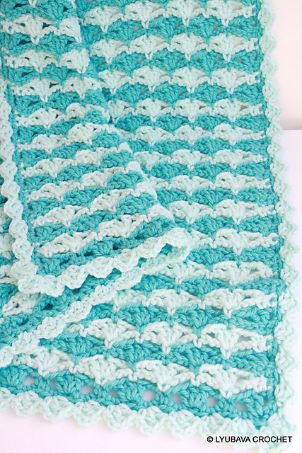 Ravelry: LyubavaCrochet's Chunky Baby Blanket Turquoise