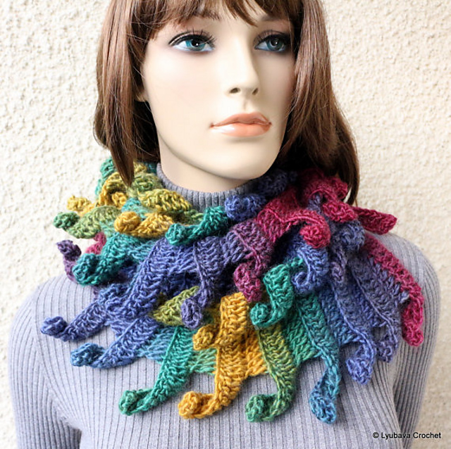 Ravelry: LyubavaCrochet's Crochet Scarf Multicolor Carnival