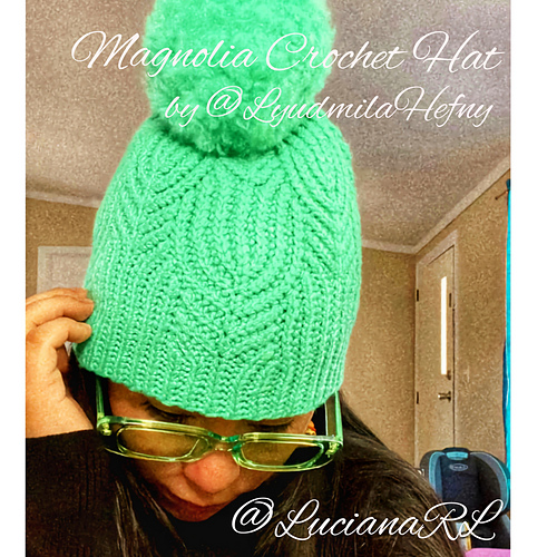 Ravelry: Magnolia crochet hat pattern by Liudmyla Hefny