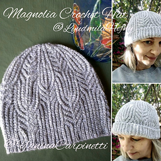 Ravelry: Magnolia crochet hat pattern by Lyudmila Hefny