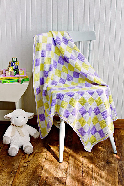 Ravelry: Sweet Baby Entrelac Blanket pattern by Mary Beth Temple