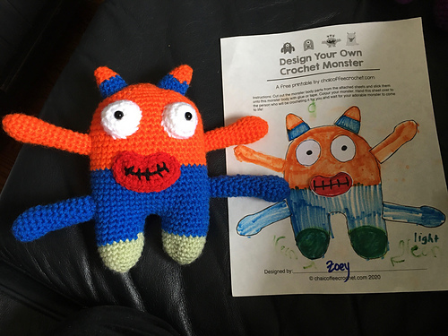 Ravelry: Design your own Mix and Match Monster pattern by Shama Mohammed