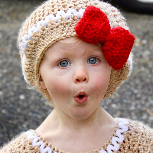 Ravelry: Gingerbread Dress Beret Hat pattern by Susan Capizzi