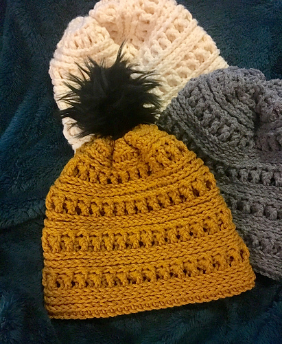 Ravelry: Over the Ridge Beanie pattern by Susan Capizzi
