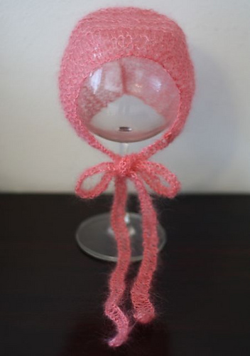 Ravelry: #97 Clara mohair bonnet pattern by MMM Designs by Sau