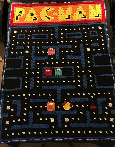 Ravelry: PacMan CAL Blanket pattern by Chaos And Chop Suey