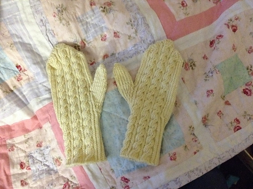 Ravelry: Irish Hiking Mittens pattern by iknit2purl2