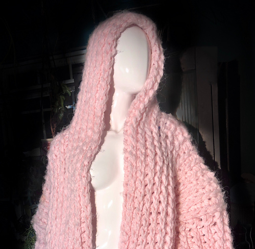 Ravelry: Oversized Pink Ariana Cardigan Sweater pattern by MadStash Designs