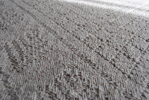 Ravelry: Reversible Guernsey stitch shawl pattern by Lidia Tsymbal