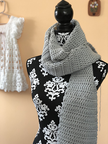 Ravelry: Double Crochet Scarf pattern by Debbie Field