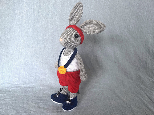 Ravelry: Maurice the Olympian Running Rabbit pattern by Madeleine O'Dea