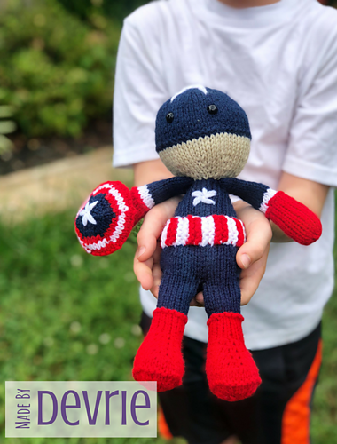 Ravelry: Captain America pattern by MadeByDevrie