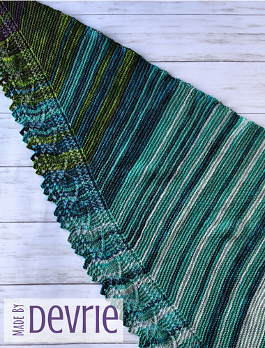 Ravelry: Anniversary Temperature Shawl pattern by MadeByDevrie