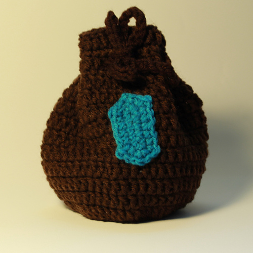 Ravelry: Link's Rupee Bag pattern by Midge Johnson